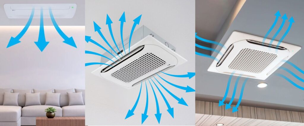 TYPE OF CASSETTE AIR CONDITIONER - Cassette AC